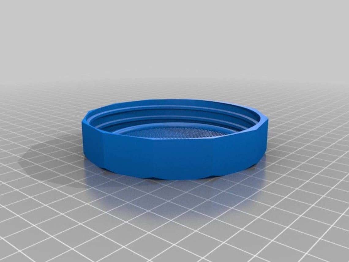 Canning Jar Sprouting Lid. STL File for 3D Printing Digital Download ...