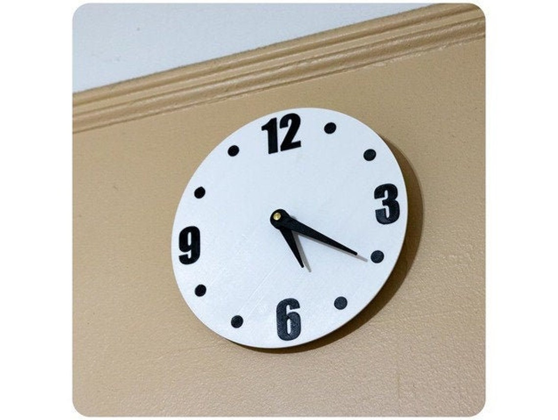 Boring Clock: Dual Color Single Extruder. STL File for 3D - Etsy UK