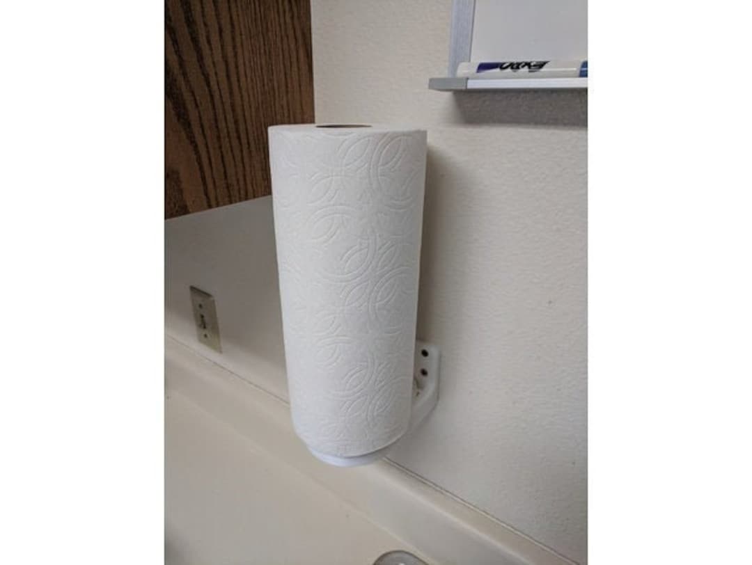 Paper Towel Holder With Design. STL File for 3D Printing - Digital ...