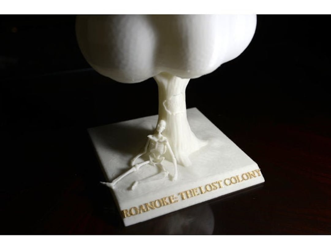 Roanoke: the Lost Colony // Croatoan Tree. STL File for 3D Printing ...