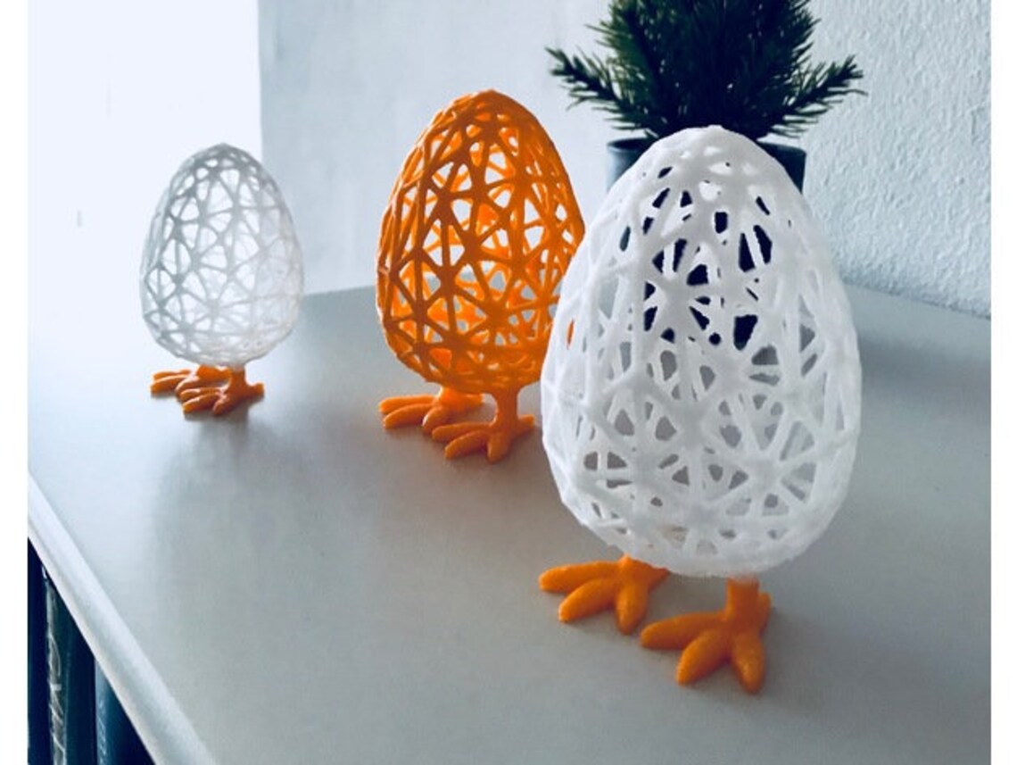 Wireframe Easter Egg. STL File for 3D Printing Digital - Etsy