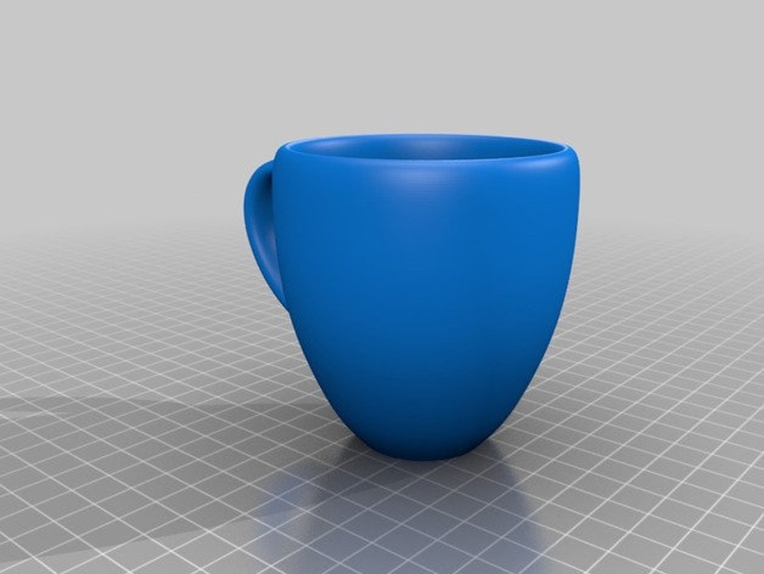 Floating Cup Sculpture. STL File for 3D Printing - Digital Download. - Etsy