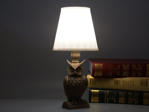 Owl Lamp. STL File for 3D Printing Digital Download. - Etsy