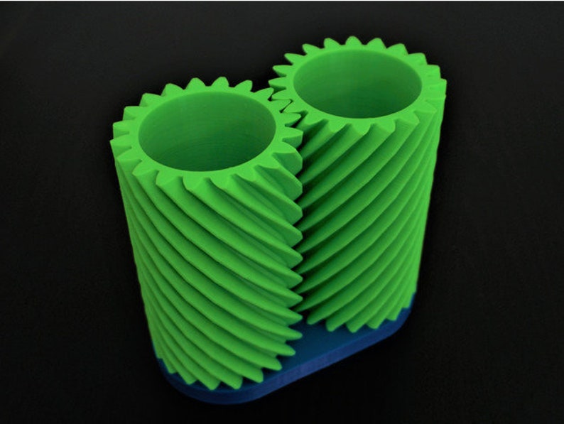 Helical Gear Cups. STL File for 3D Printing Digital - Etsy