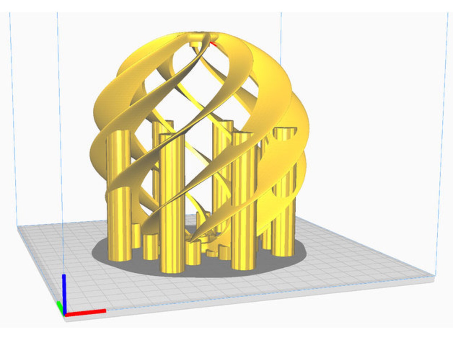 Spherical Wind Spinner. STL File for 3D Printing - Digital Download. - Etsy