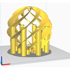 Spherical Wind Spinner. STL File for 3D Printing - Digital Download. - Etsy