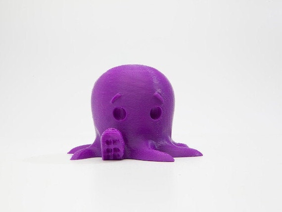 Cute Octopus Says Hello. STL File for 3D Printing Digital - Etsy