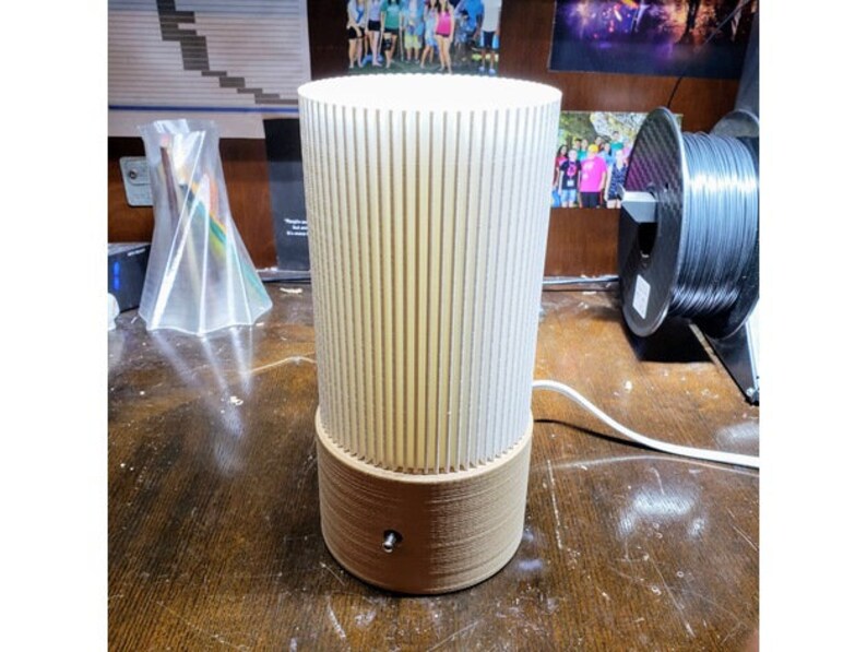 Zig-zag Lamp. STL File for 3D Printing Digital Download. | Etsy