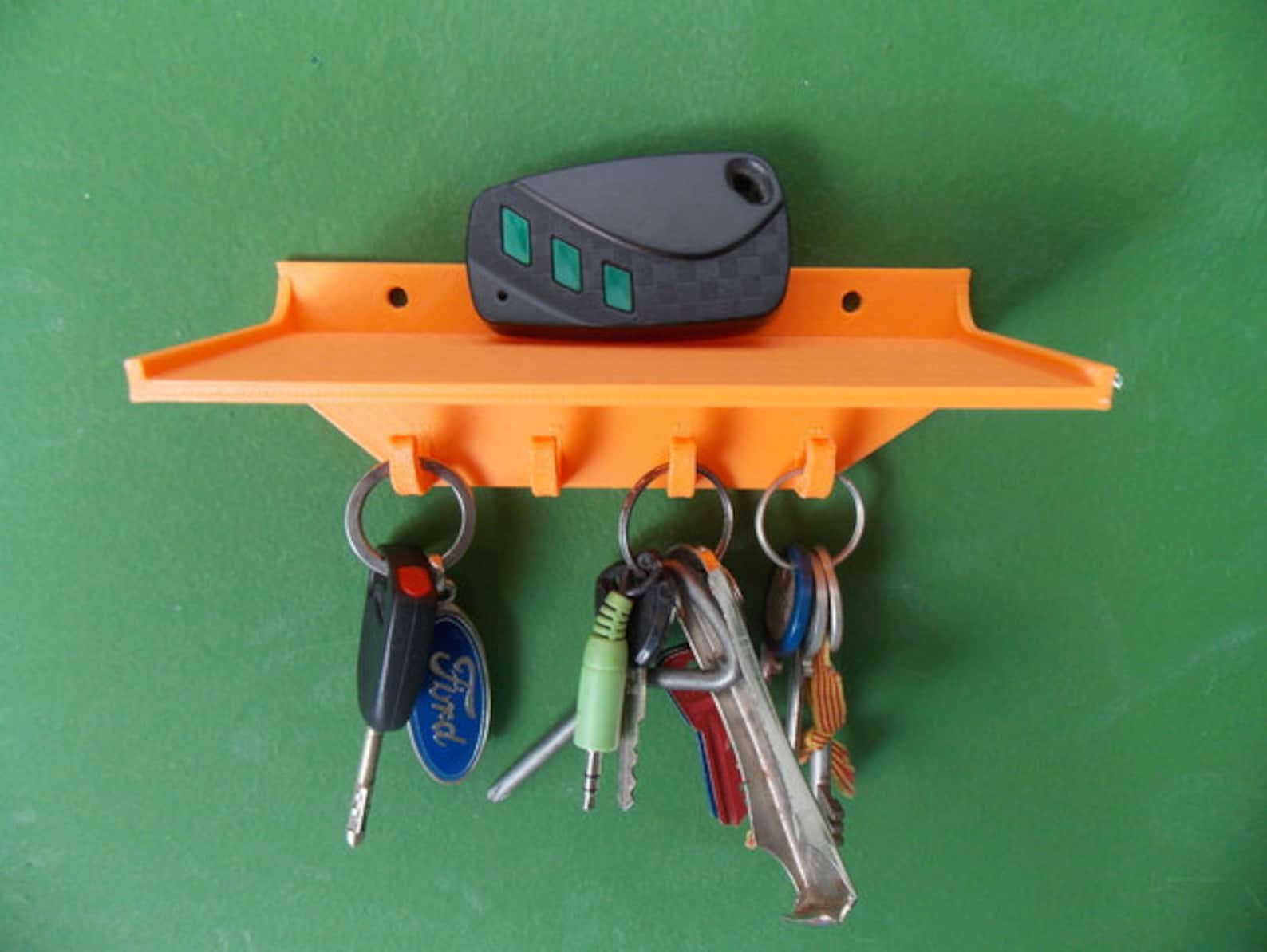 Key Holder With Shelf. STL File for 3D Printing Digital - Etsy
