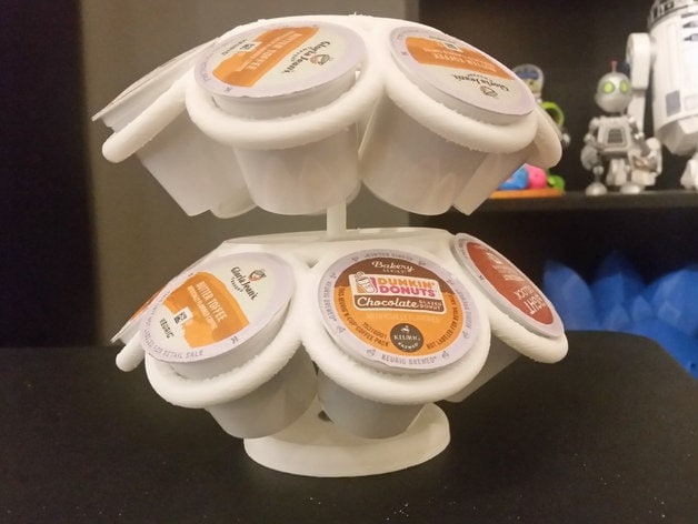 Spinning K-cup Holder. STL File for 3D Printing - Digital Download. - Etsy