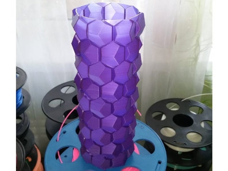Honeycomb Vase Parametric. STL File for 3D Printing Digital - Etsy