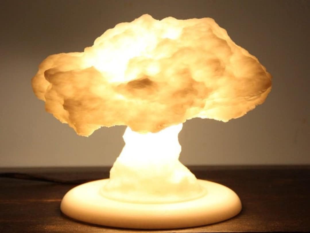 Nuke Lamp With Stand (lamp Base). STL File for 3D Printing - Digital ...