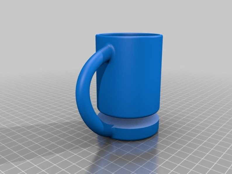 Floating Coffee Cup. STL File for 3D Printing - Digital Download ...