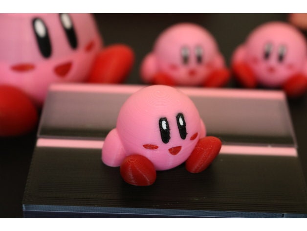 Multi Color Kirby 4 Colors.stl File for 3D Printing Digital Download ...