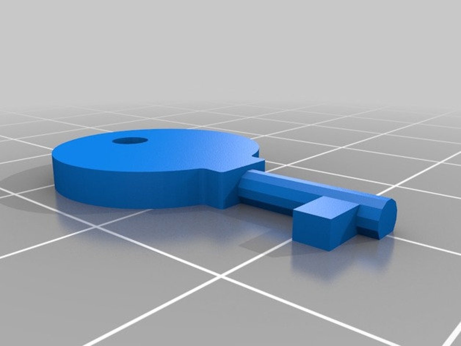 Hinged Chest With Working Lock and Wood Texture. STL File for 3D ...