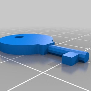 Hinged Chest With Working Lock and Wood Texture. STL File for 3D ...