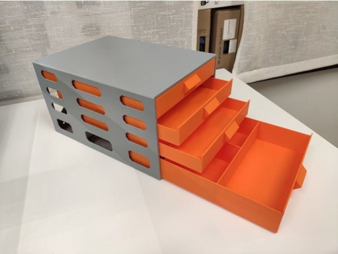 Box With Drawers. STL File for 3D Printing - Digital Download. - Etsy