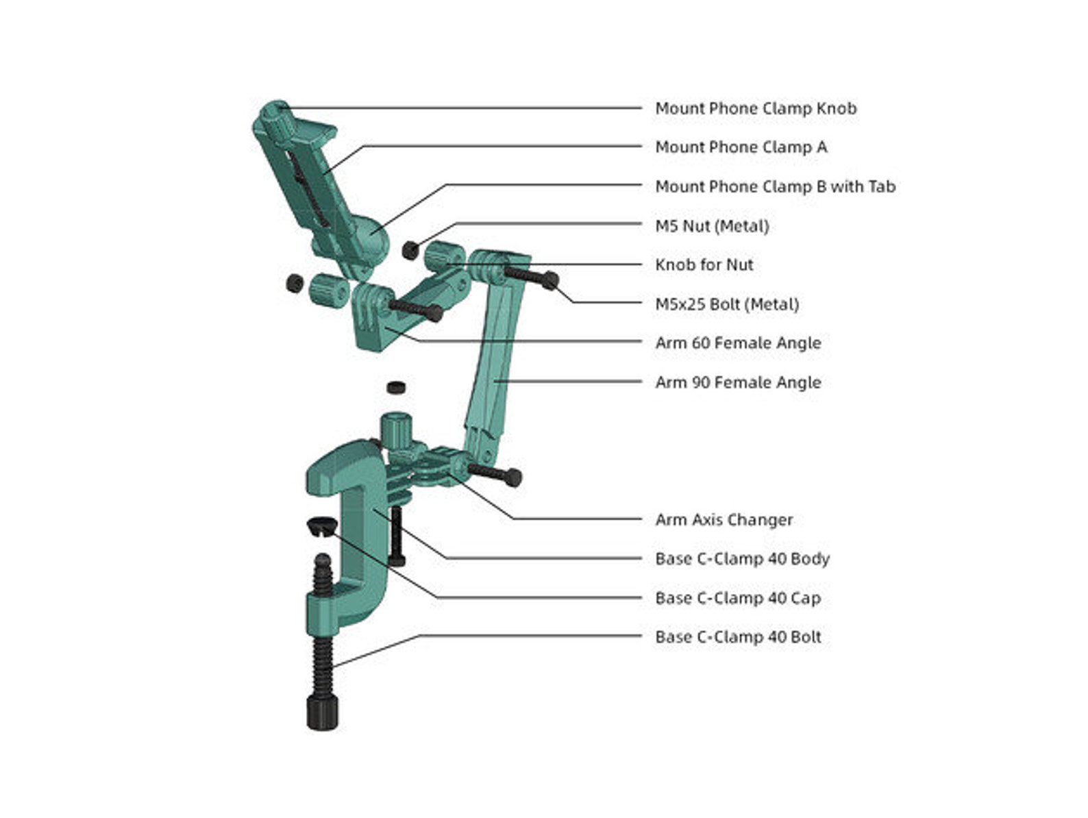 Modular Mounting System. STL File for 3D Printing Digital - Etsy