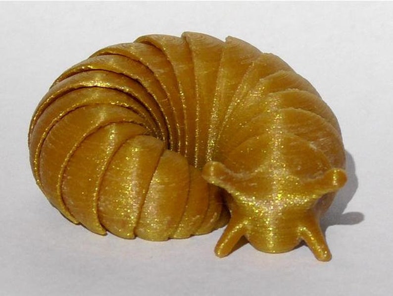 3D Printing friendly Articulated Slug. Stl file for 3d | Etsy