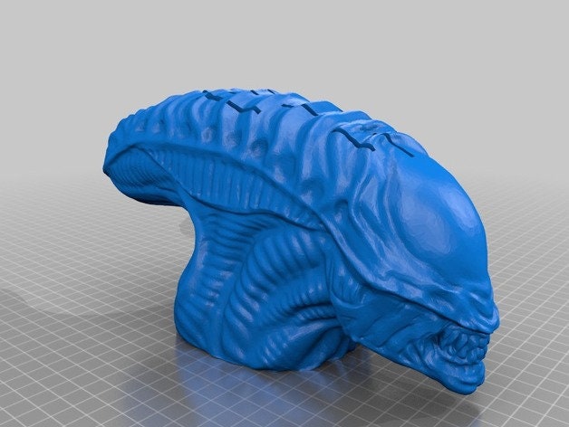 Alien Head Knife Block. STL File for 3D Printing Digital - Etsy