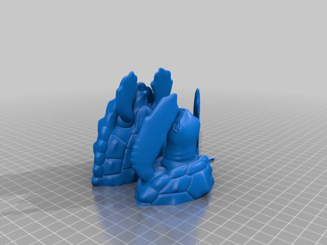 Loggerhead Sea Turtle poseable. STL File for 3D Printing - Etsy