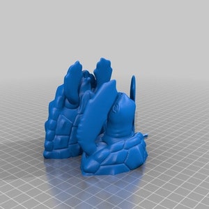 Loggerhead Sea Turtle (poseable). STL File for 3D Printing - Digital ...