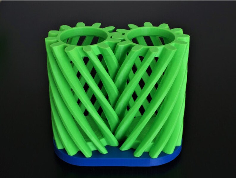 Helical Gear Cups. STL File for 3D Printing Digital - Etsy