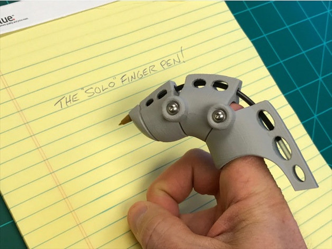 Solo Finger Pen. STL File for 3D Printing Digital Download. - Etsy