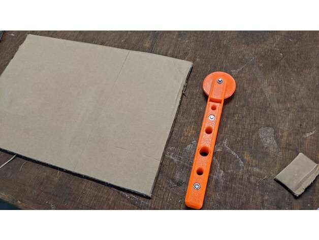 Cardboard Fold Roller. STL File for 3D Printing - Digital Download. - Etsy