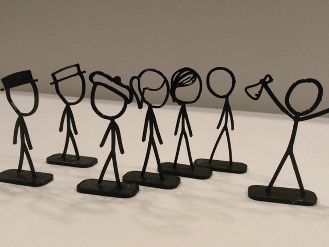 Xkcd Characters. STL File for 3D Printing - Digital Download. - Etsy