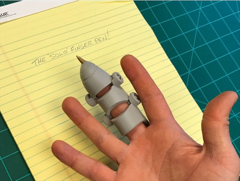 Solo Finger Pen. STL File for 3D Printing Digital Download. - Etsy