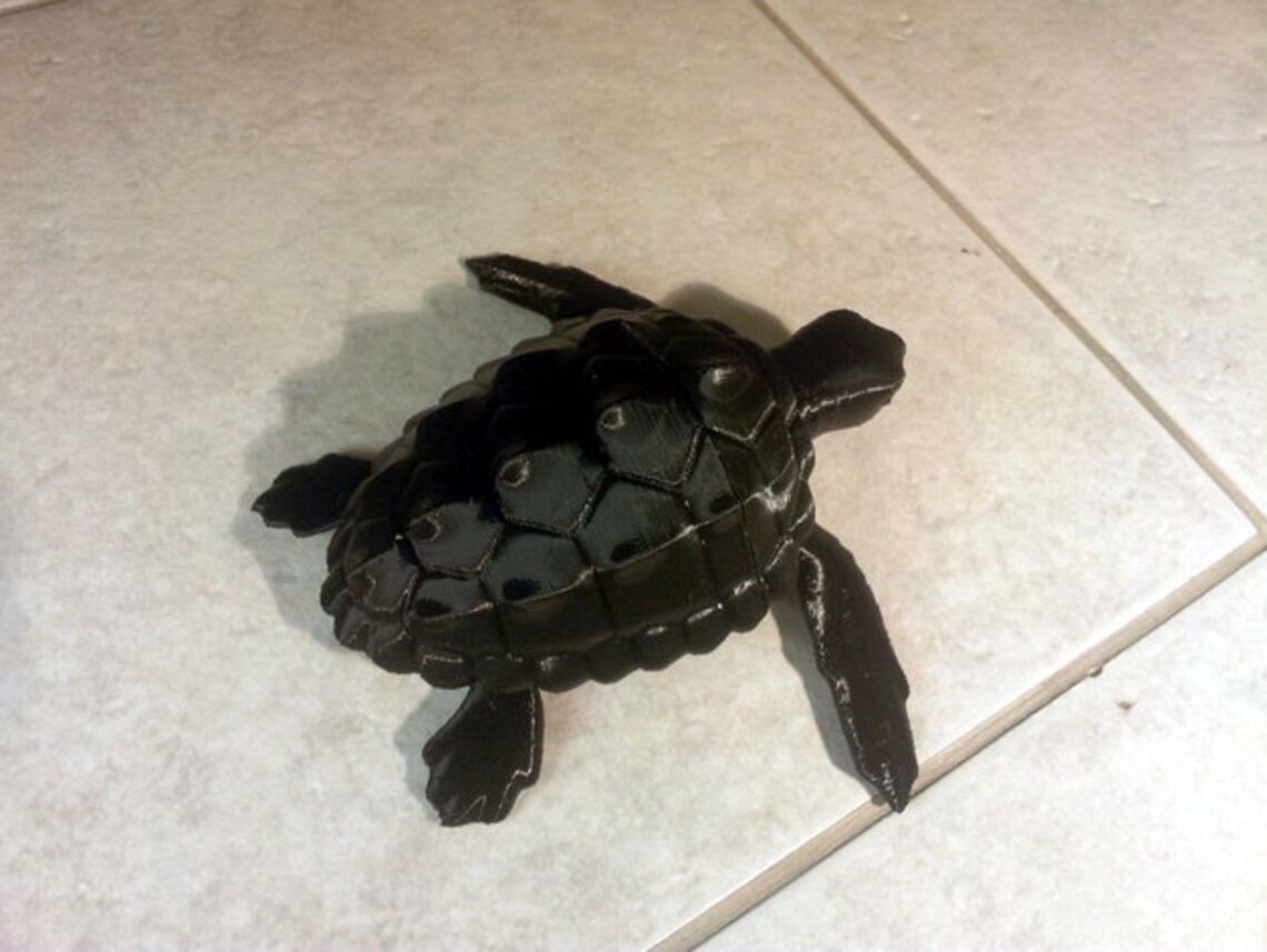 Loggerhead Sea Turtle poseable. STL File for 3D Printing - Etsy