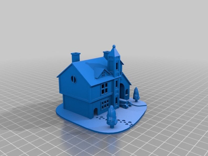 Christmas House. STL File for 3D Printing Digital Download. - Etsy UK