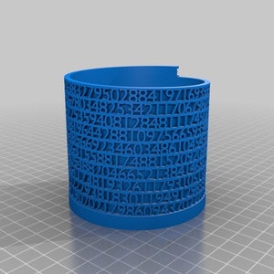 Tower of Pi. STL File for 3D Printing - Digital Download. - Etsy