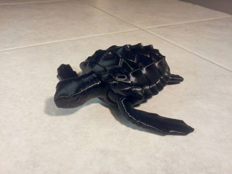 Loggerhead Sea Turtle poseable. STL File for 3D Printing - Etsy