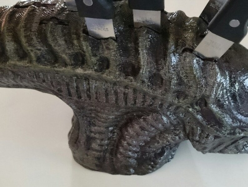 Alien Head Knife Block. STL File for 3D Printing Digital - Etsy