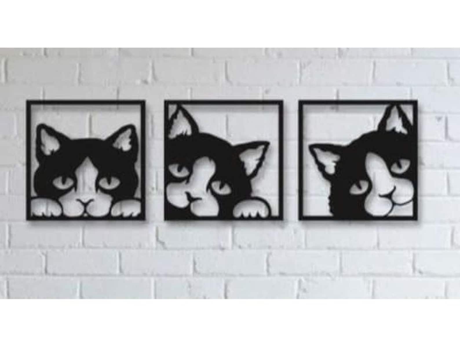 Arte Gatos 2d. STL File for 3D Printing Digital Download. - Etsy