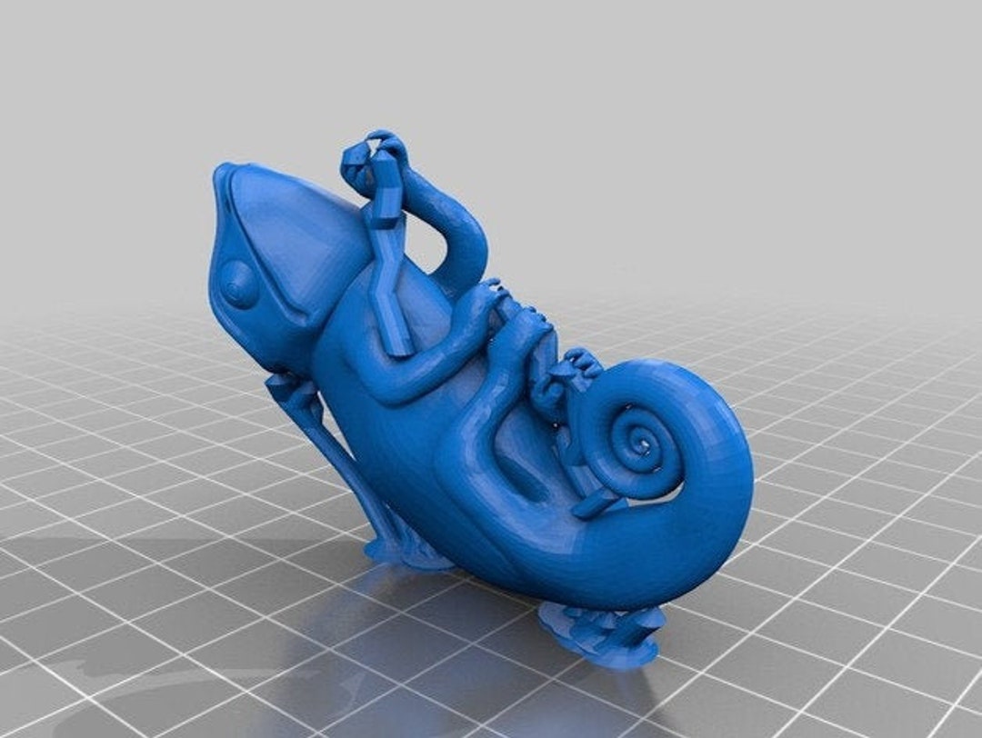 Chameleon Deskpal. STL File for 3D Printing - Digital Download. - Etsy