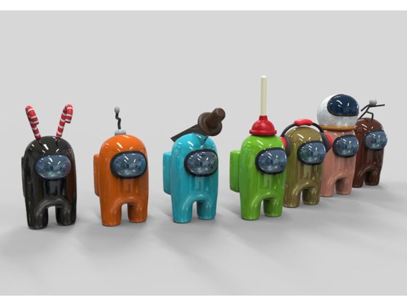 Among Us Set STL Files for 3D Printing. Printable File. 3D - Etsy Among Us Set STL Files for 3D Printing. Printable File. 3D - Etsy