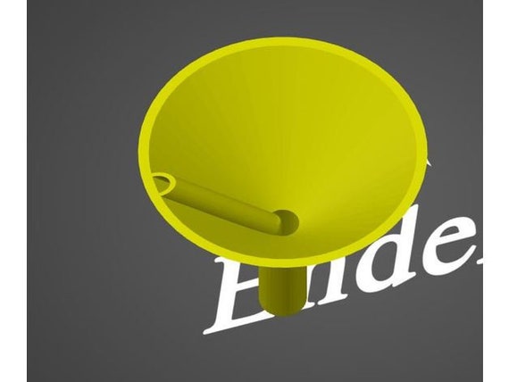 Flask Funnel. STL File for 3D Printing Digital Download. | Etsy