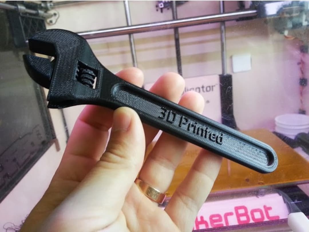 Fully Assembled 3d Printable Wrench. STL File for 3D Printing - Digital ...