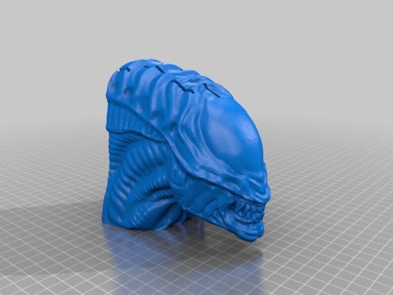 Alien Head Knife Block. STL File for 3D Printing Digital - Etsy