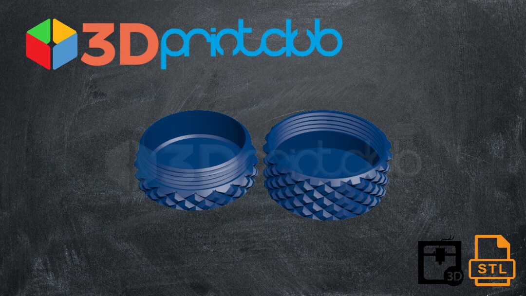 Knurled Box. STL File for 3D Printing - Digital Download. - Etsy