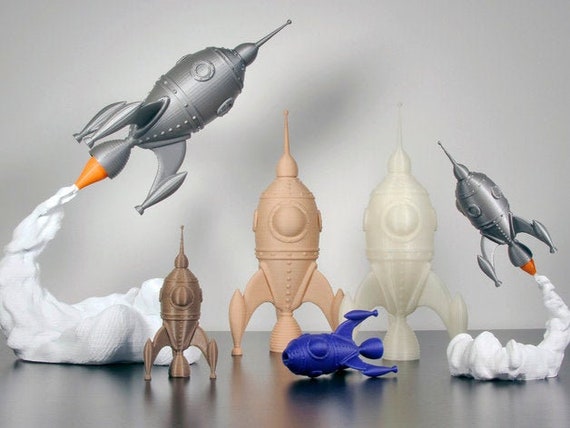Create Official Rocket Ship. STL File for 3D Printing | Etsy