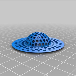 Customizable Geodesic Kitchen Sink Drain Strainer. STL File for 3D ...