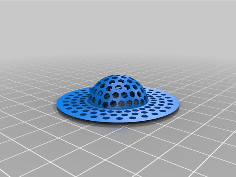 Customizable Geodesic Kitchen Sink Drain Strainer. STL File for 3D ...