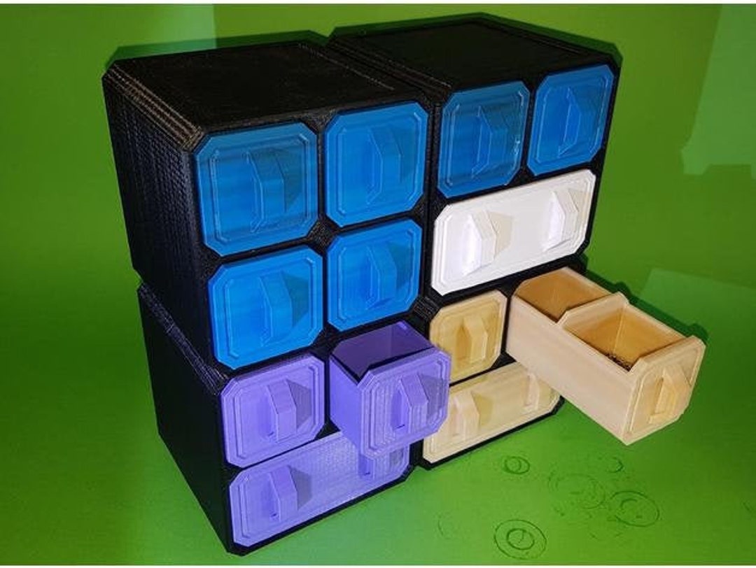 Scifi Storage Crates (stackable). STL File for 3D Printing - Digital ...