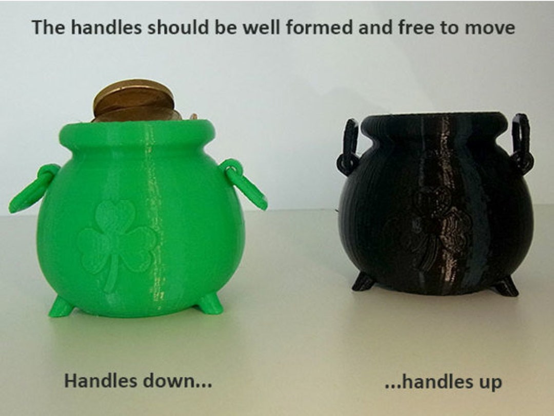Irish Pot of Gold. STL File for 3D Printing - Digital Download. - Etsy