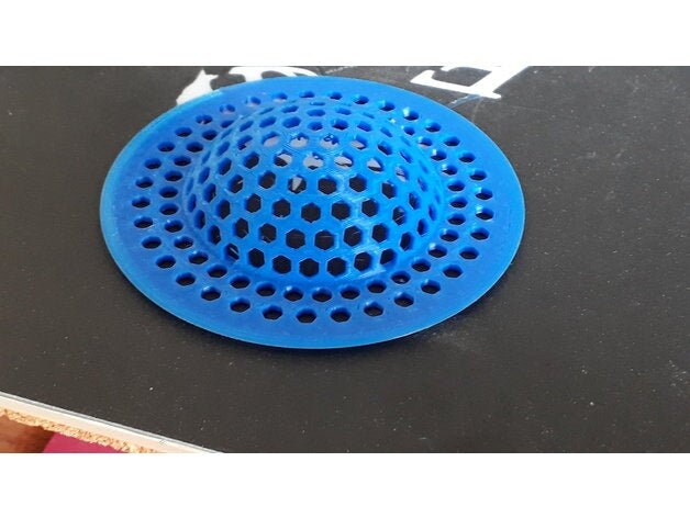 Customizable Geodesic Kitchen Sink Drain Strainer. STL File for 3D ...