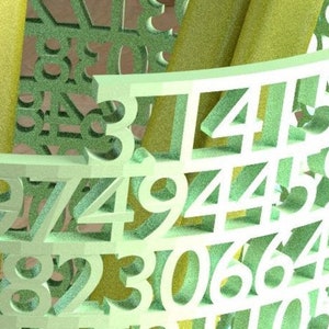 Tower of Pi. STL File for 3D Printing - Digital Download. - Etsy